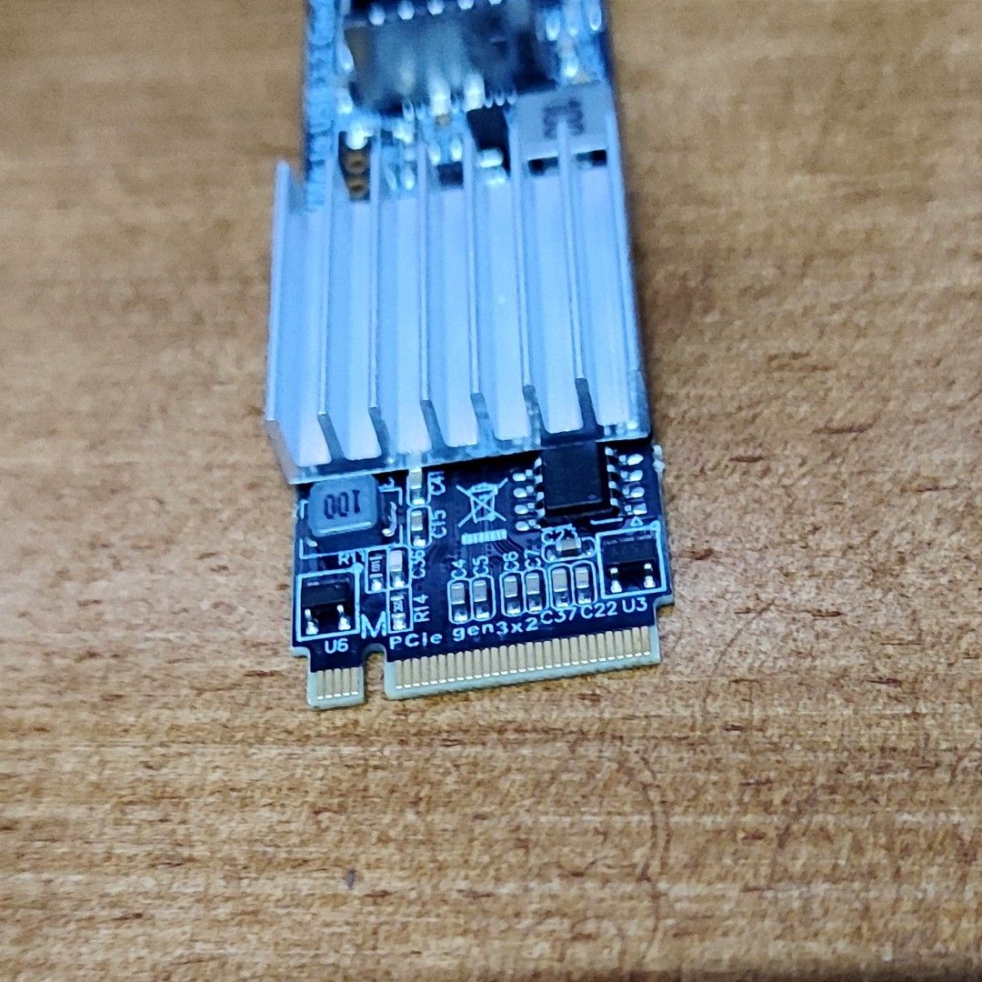 NGFF NVME M 2 To USB Type E Female And USB 3 0 Port Adaptor Computers