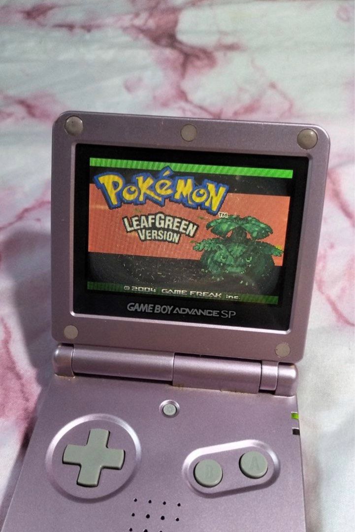 GameBoy Advance | GBA | Pokemon Sapphire | LeafGreen Catridge, Video ...