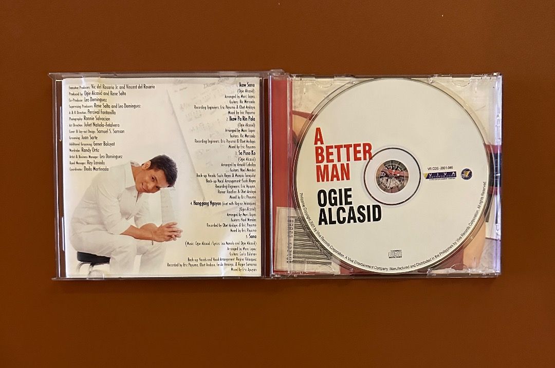 Ogie Alcasid : A Better Man CD, Hobbies & Toys, Music & Media, CDs ...