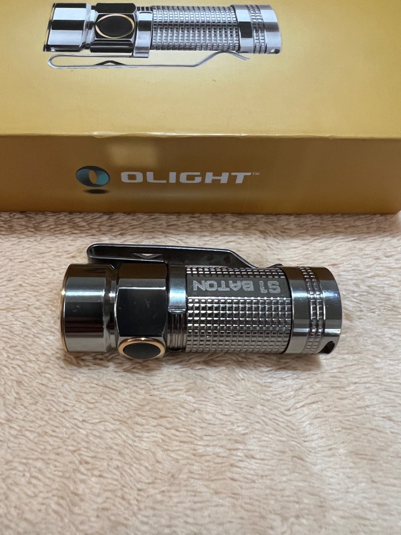 Olight S1 Baton Titanium rare collectors model, Sports Equipment, Other ...