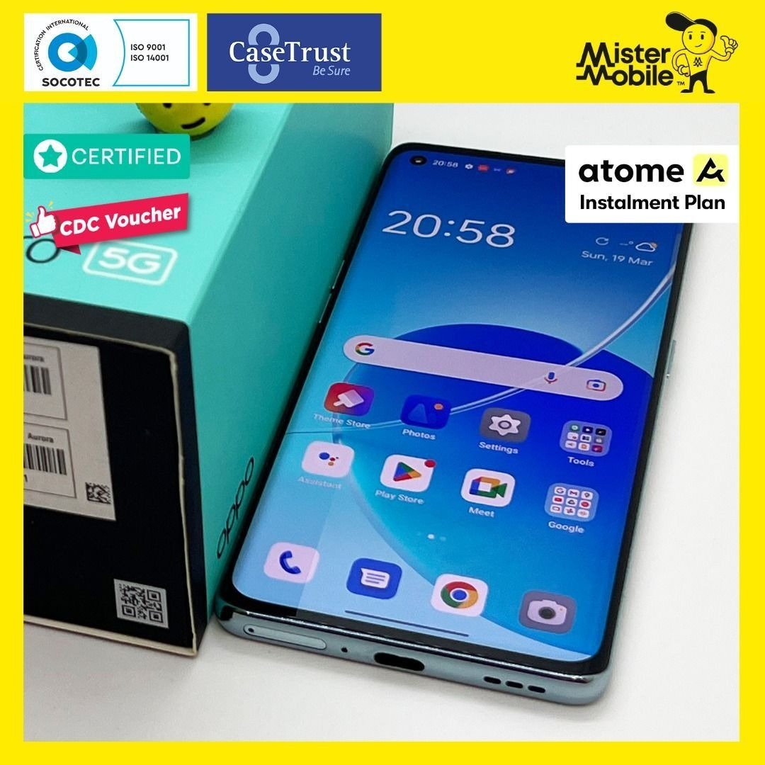 OPPO Reno 6 Pro 5G 256 256GB Aurora Local Used, Mobile Phones & Gadgets ...