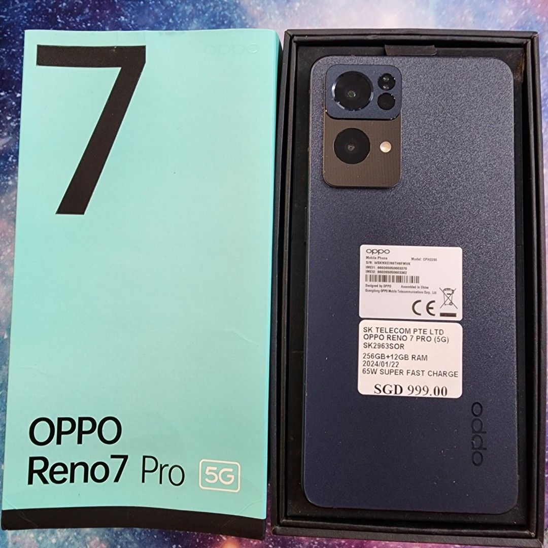 OPPO RENO 7 PRO 5G 256GB+12RAM (LIKE NEW) WARRANTY :22-01-2024, Mobile Phones & Gadgets, Mobile ...