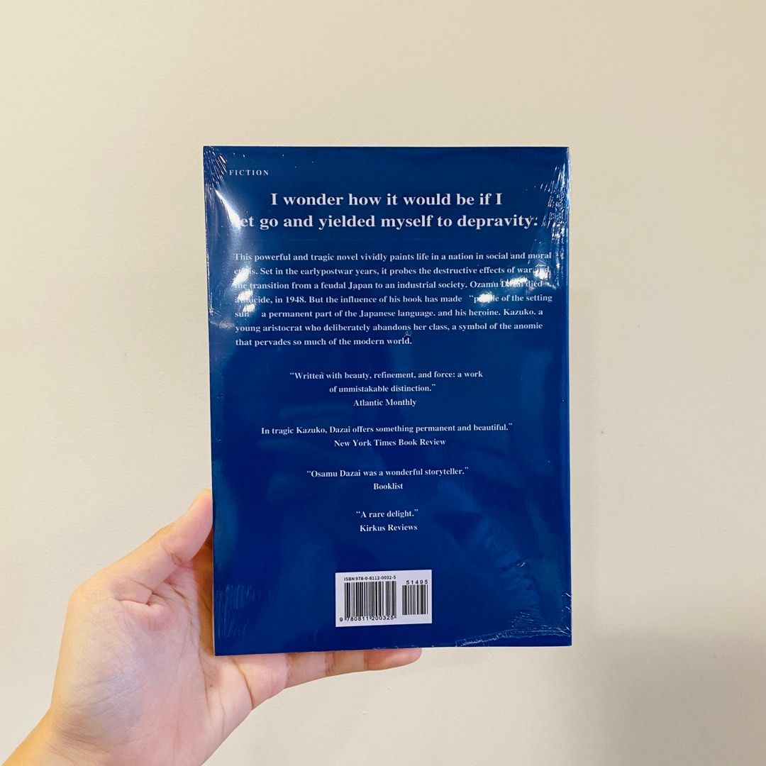 Osamu Dazai Two Books Series No longer human & the setting sun, Hobbies ...