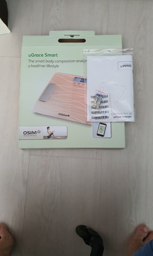 Osim uGrace Smart weighing scale, Health & Nutrition, Health Monitors ...