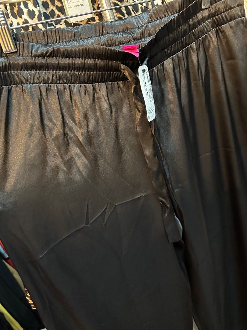 La Senza Black Silk Pajama, Women's Fashion, Bottoms, Other Bottoms on ...