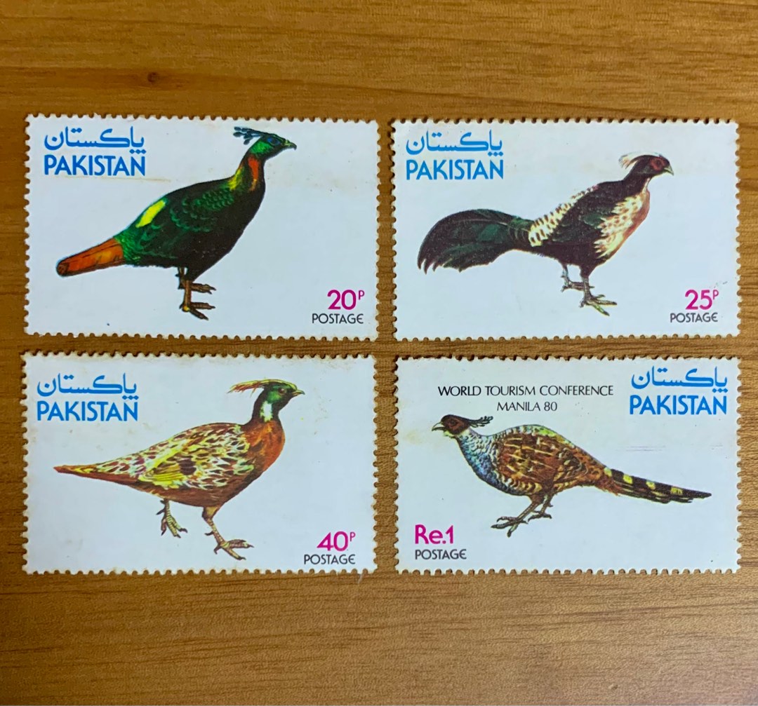 Pakistan birds stamps set of 4 mint (gum some toning), Hobbies & Toys ...