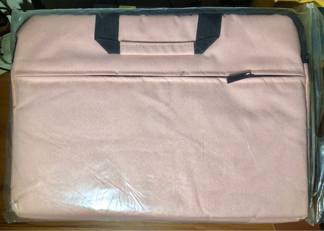 Pastel Pink Laptop Bag on Carousell
