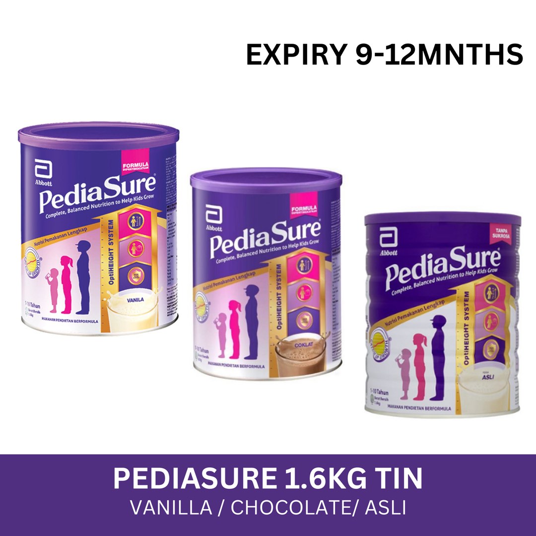 Pediasure - Made in Singapore for Malaysia, Babies & Kids, Nursing ...