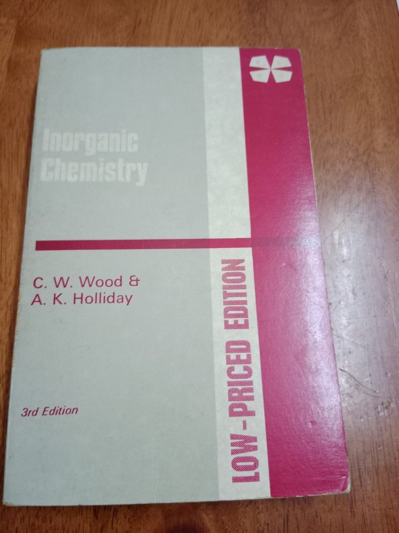 Physical chemistry, Inorganic chemistry and Intermediate chemistry ...