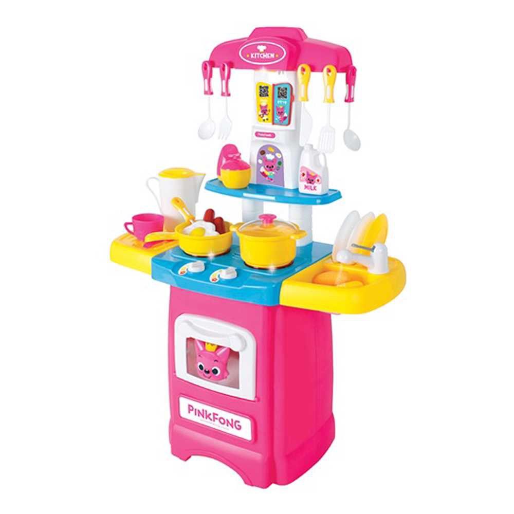 Pinkfong Shark Family Kitchen Play with Water, Hobbies & Toys, Toys ...