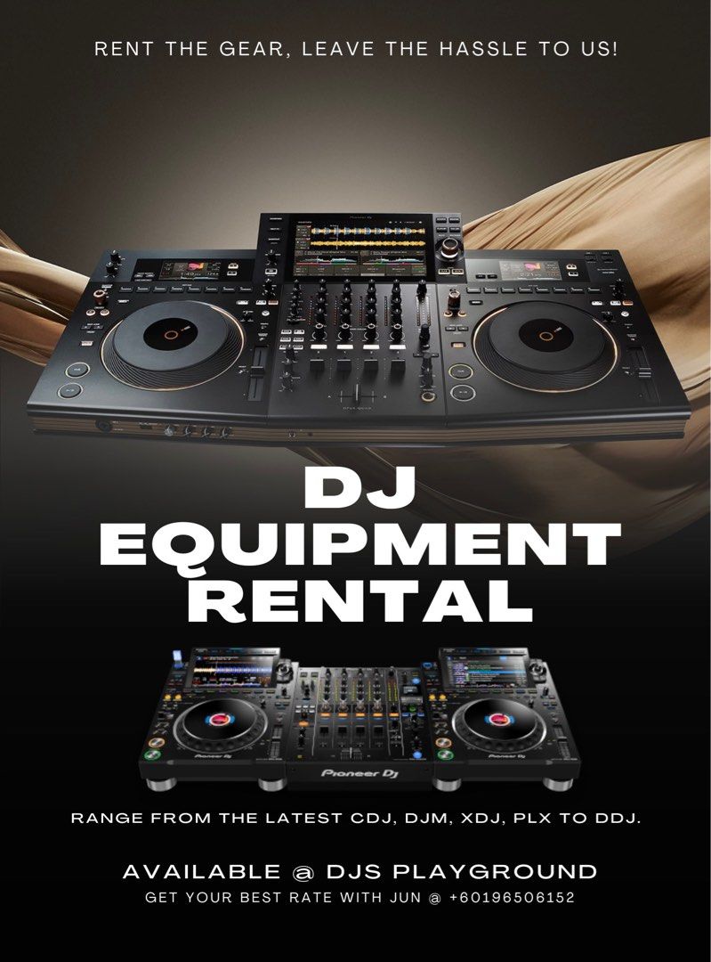 Pioneer DJ Equipment for rent., Hobbies & Toys, Music & Media, Musical ...