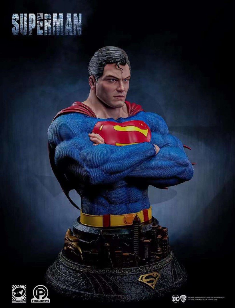 [PO coming soon] DC Comic|1/1 Half Statue Superman, Hobbies & Toys ...