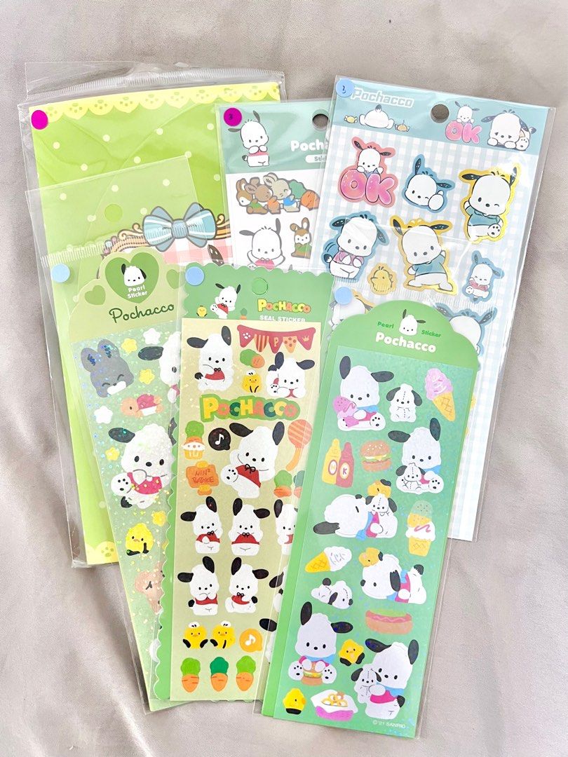 Pochacco Sanrio sticker sheet, Hobbies & Toys, Stationery & Craft ...