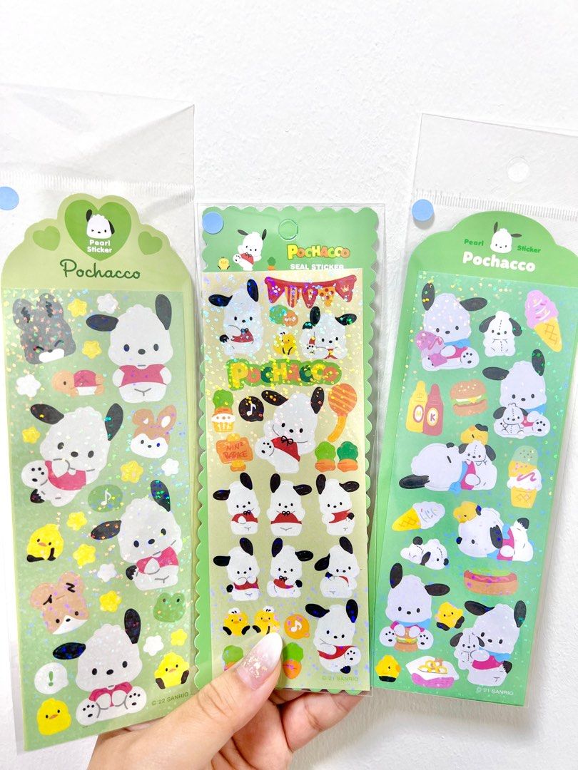 Pochacco Sanrio sticker sheet, Hobbies & Toys, Stationery & Craft ...