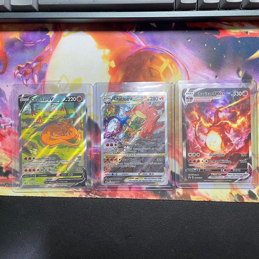 Pokemon Charizard UPC Promo cards / Charizard V / Charizard Vstar ...