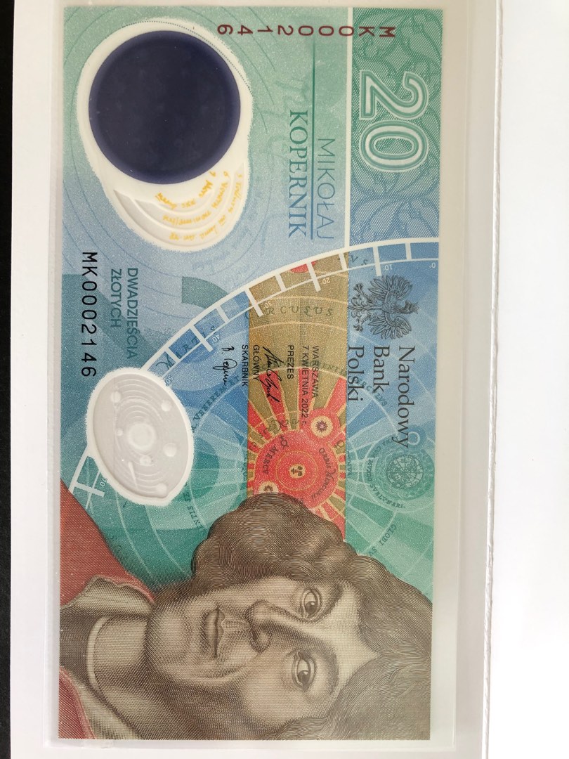 Poland PLN20 banknote commemorating 550th Anniversary of birth of ...
