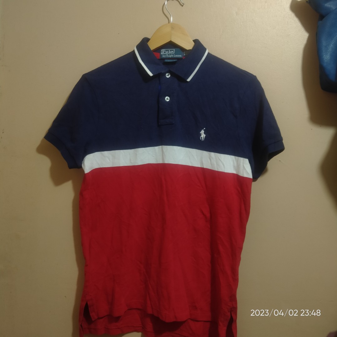 Polo Ralph lauren tri color, Men's Fashion, Tops & Sets, Tshirts & Polo ...