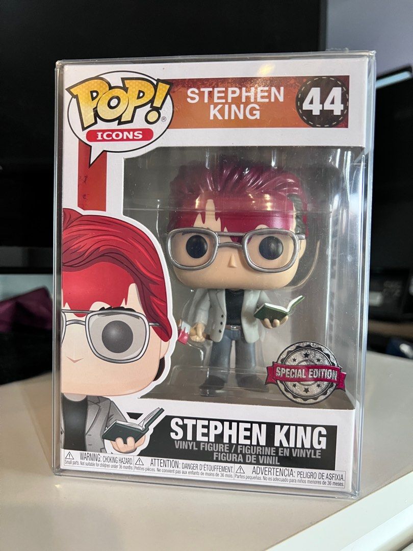 Pop! Icons - Stephen King with Bloody Head VAULTED, Hobbies & Toys ...