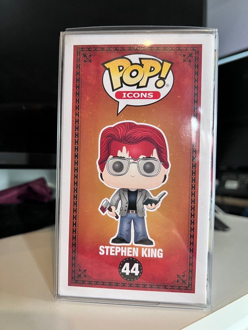 Pop! Icons - Stephen King with Bloody Head VAULTED, Hobbies & Toys ...