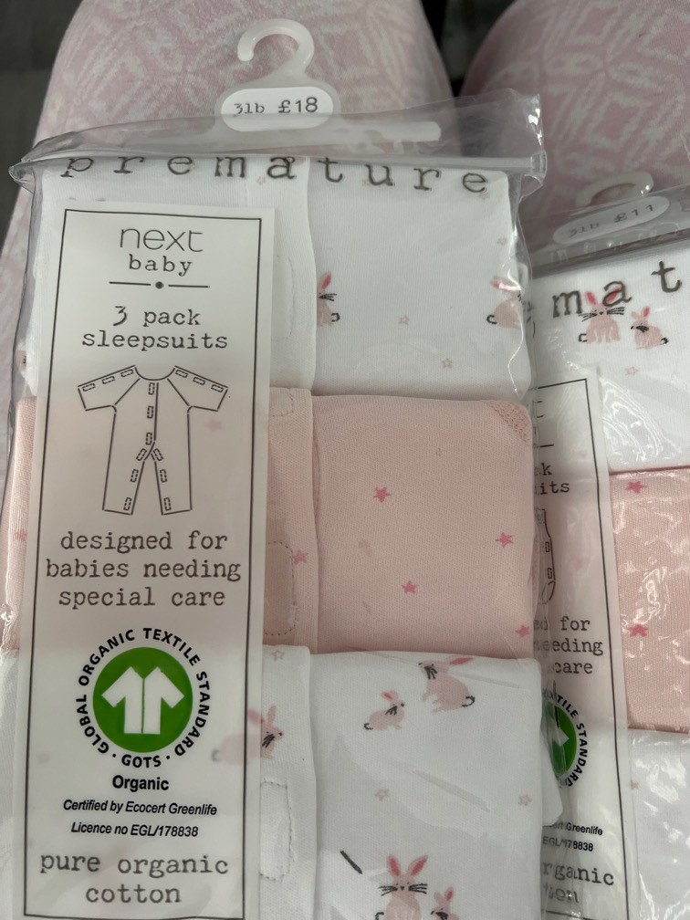 Premature sleep suits and body suits 3lbs ( 1.4kg ), Babies & Kids ...