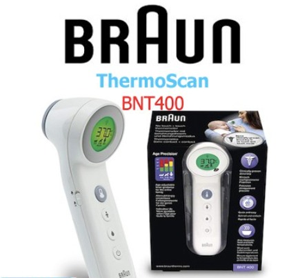 [READY STOCKS] BRAUN - 3-in-1 no touch Thermoscan, BNT400, Health ...
