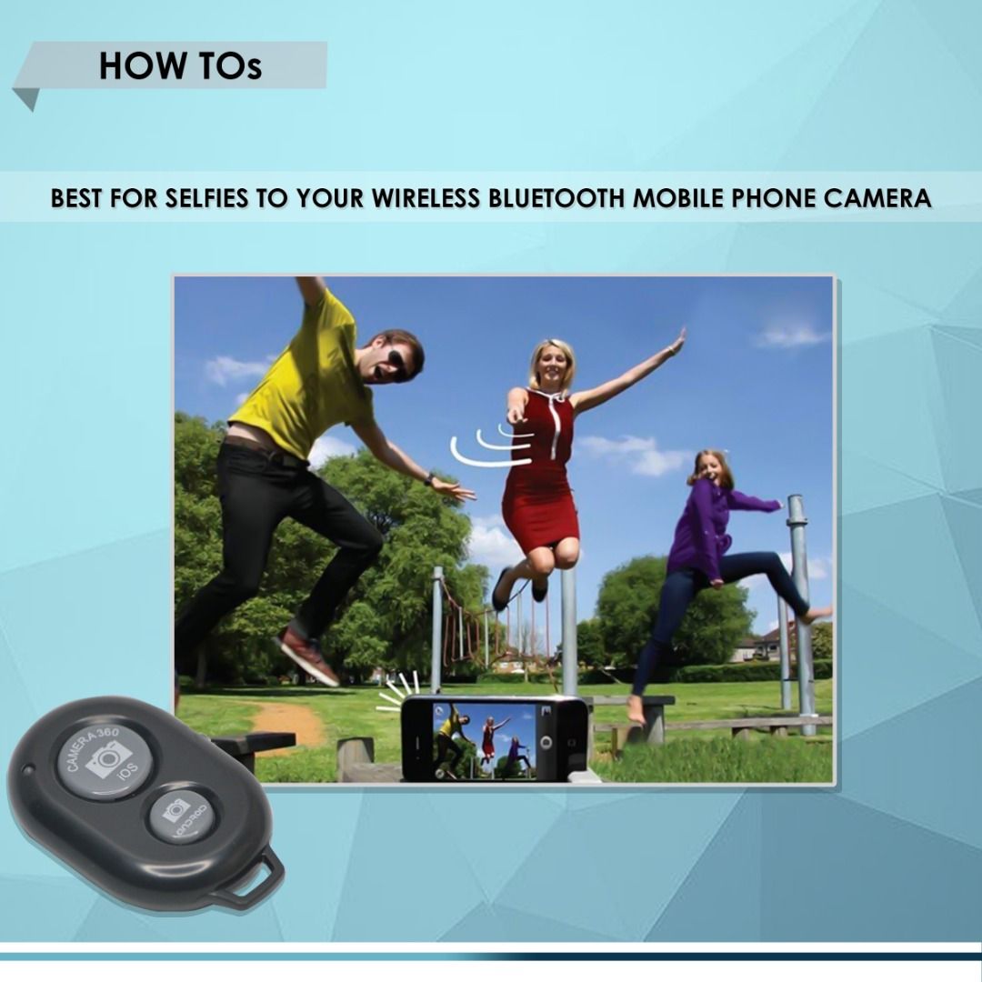 REMOTE SHUTTER FOR SMARTPHONE, BEST FOR SELFIES TO YOUR WIRELESS ...