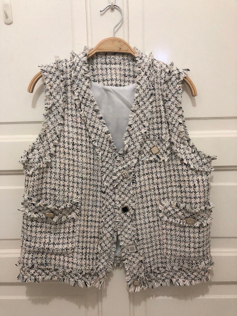 Vest formal / Rompi / vest / vest fashion / bolero fashion / vest putih ...