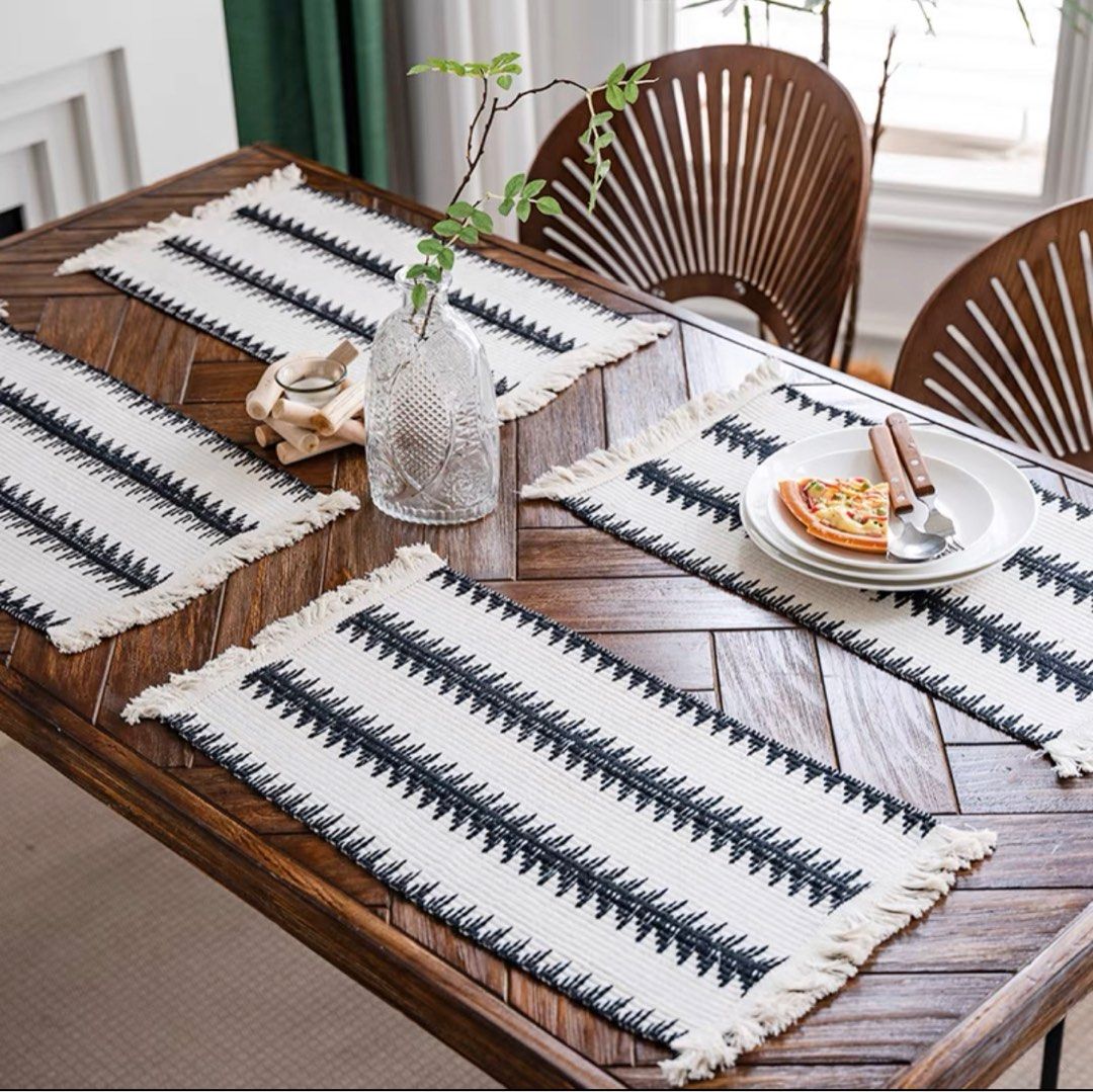 Rustic Woven Table Runner, Furniture & Home Living, Home Decor, Other ...