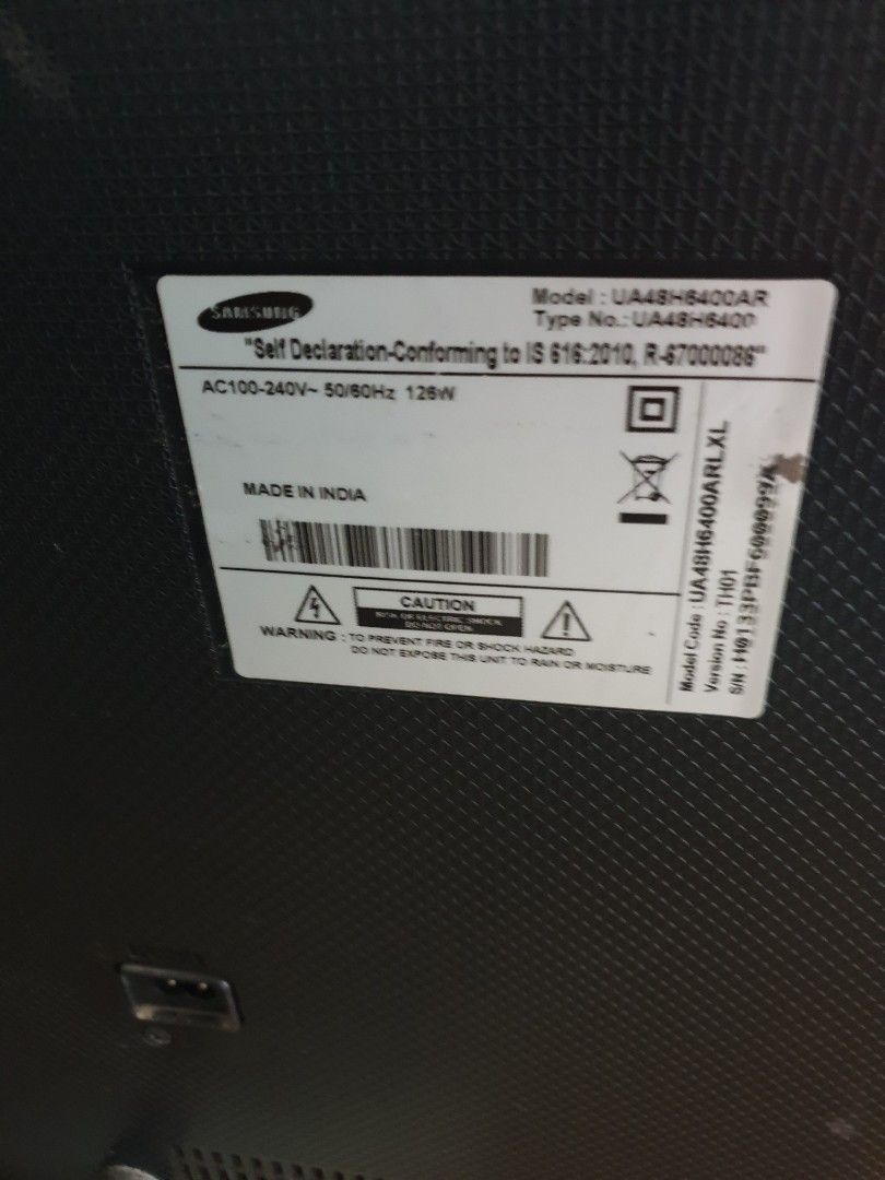 Samsung Smart TV UA48H6400AR, TV & Home Appliances, TV & Entertainment ...