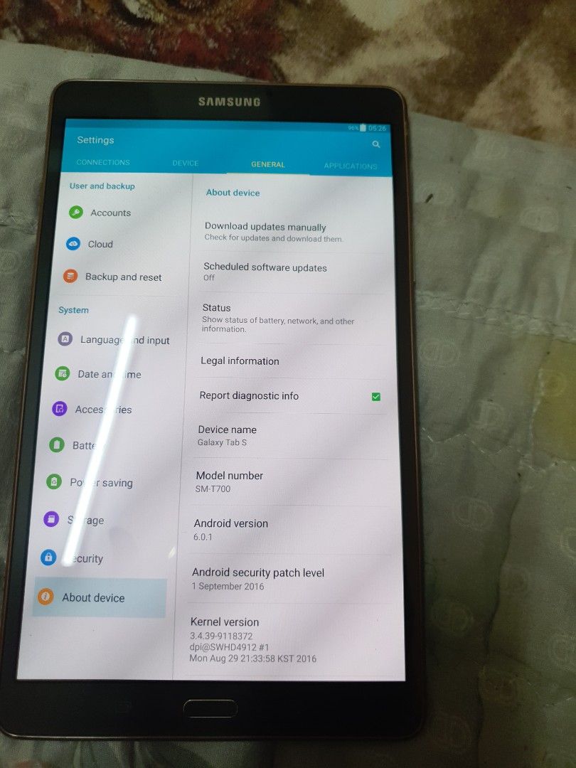 Samsung Tablet 8.4 inche Amoled slim with new battery changed Good ...