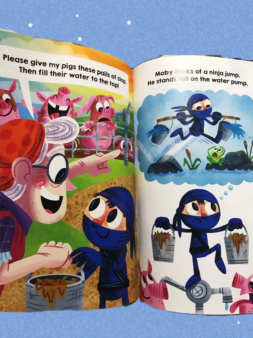 Scholastic Reader, Level 1: Moby Shinobi, 興趣及遊戲, 書本 & 文具, 小朋友書 - Carousell