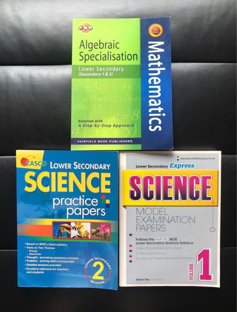 Science and Math Practice Papers Lower Sec, Hobbies & Toys, Books & Magazines, Assessment Books ...