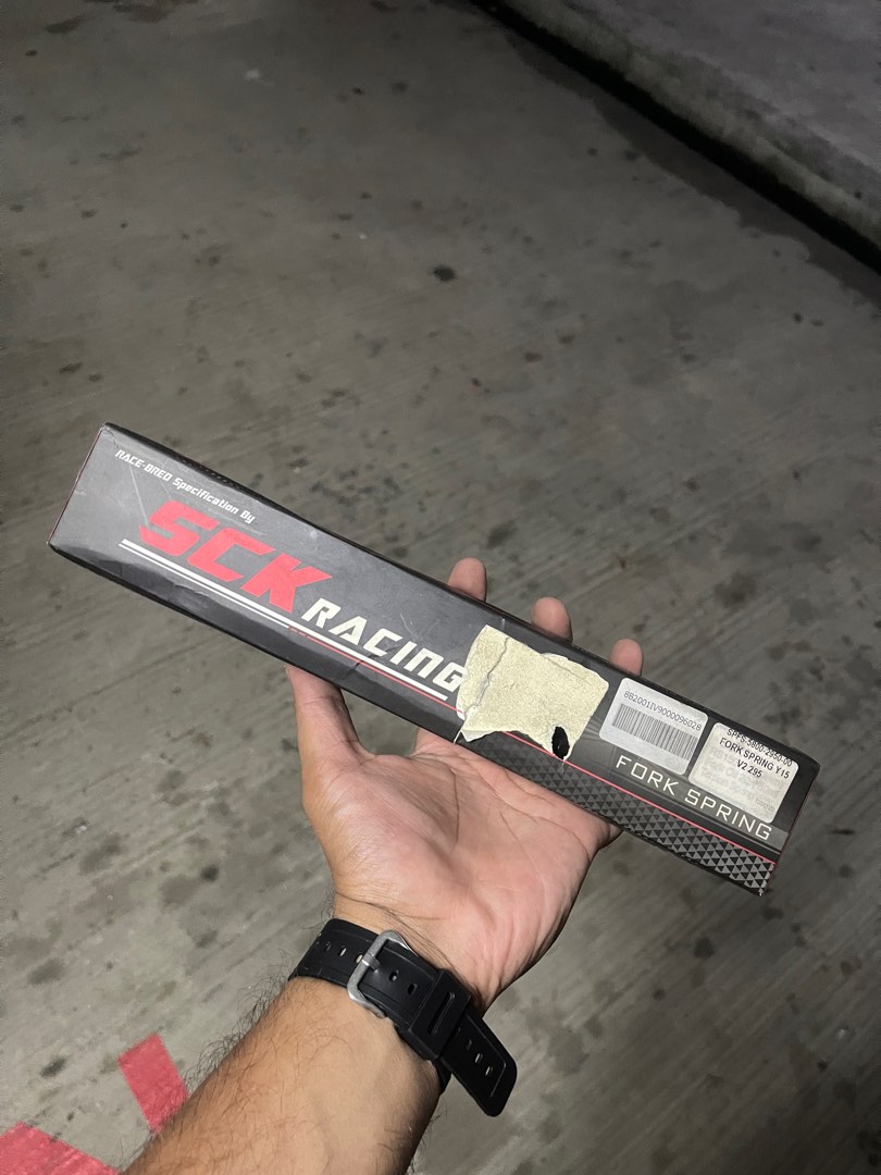 SCK Aerox/Sniper Fork spring, Motorcycles, Motorcycle Accessories on ...