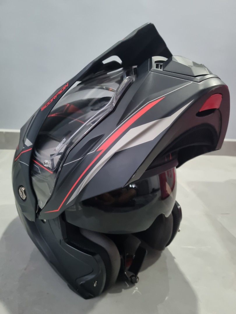 Scorpion ADX-1 Modular Helmet, Motorcycles, Motorcycle Apparel on Carousell