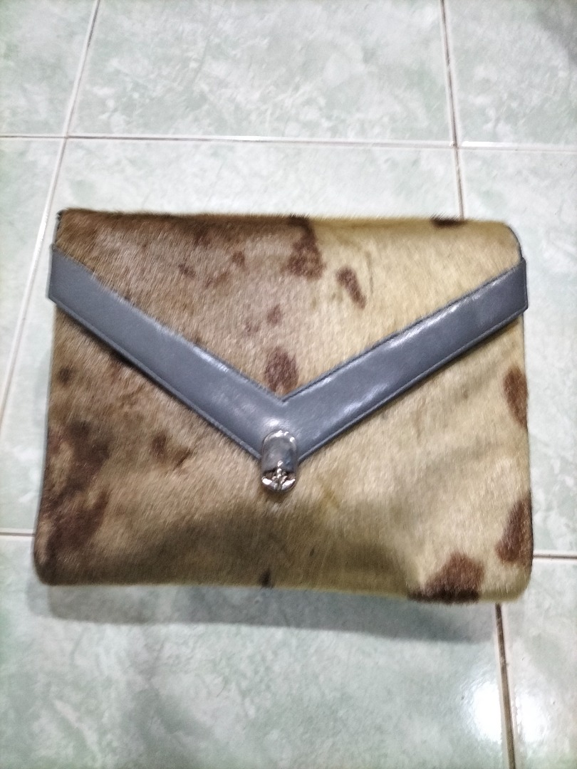 Seal Skin Clutches Bag, Women's Fashion, Bags & Wallets, Clutches on ...