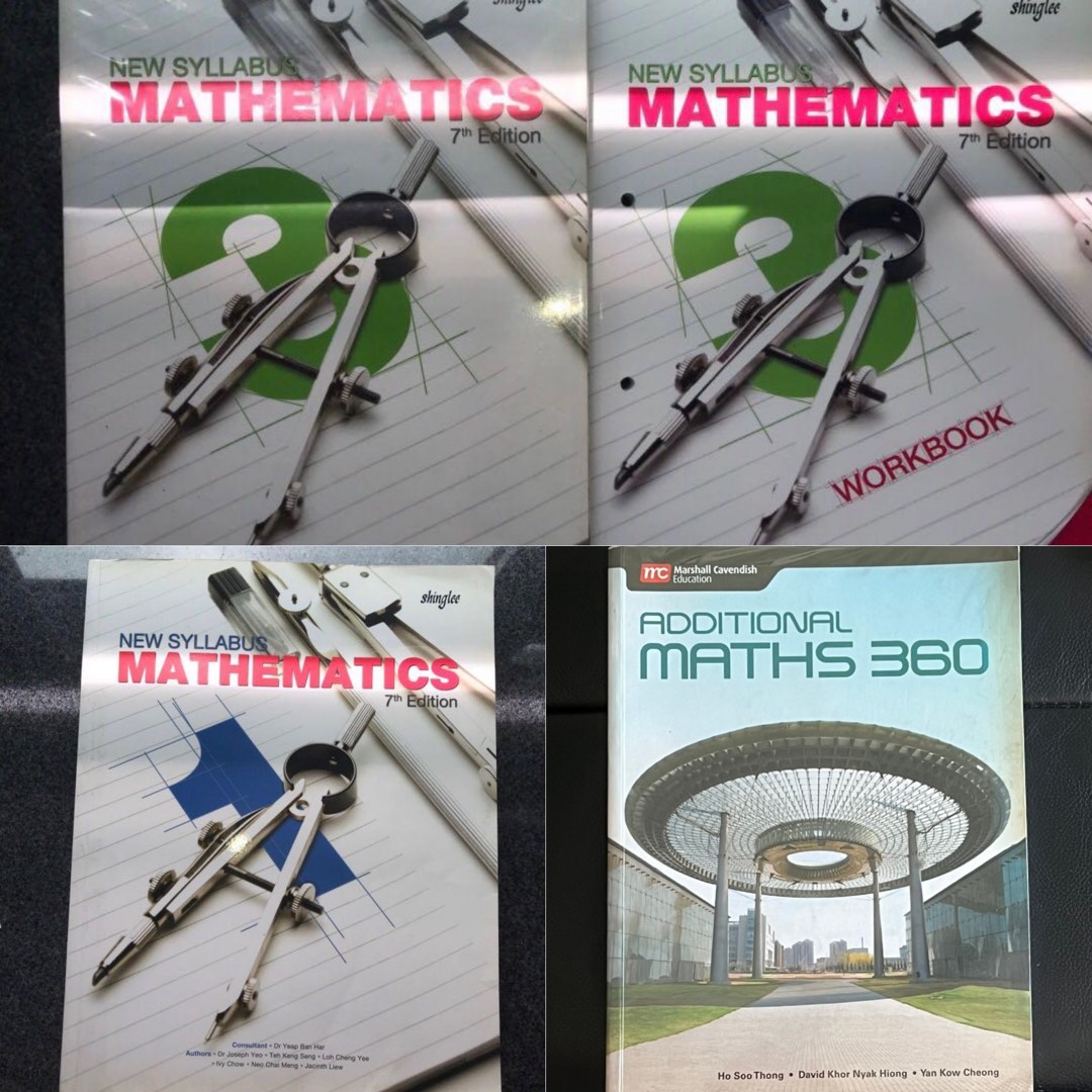 Math Secondary Textbooks, Hobbies & Toys, Books & Magazines, Textbooks ...