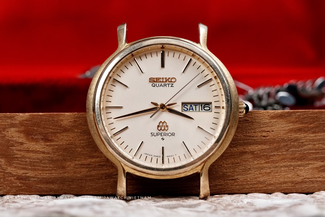 Seiko Quartz 9983-8020 Gold Cap, Men's Fashion, Watches & Accessories ...