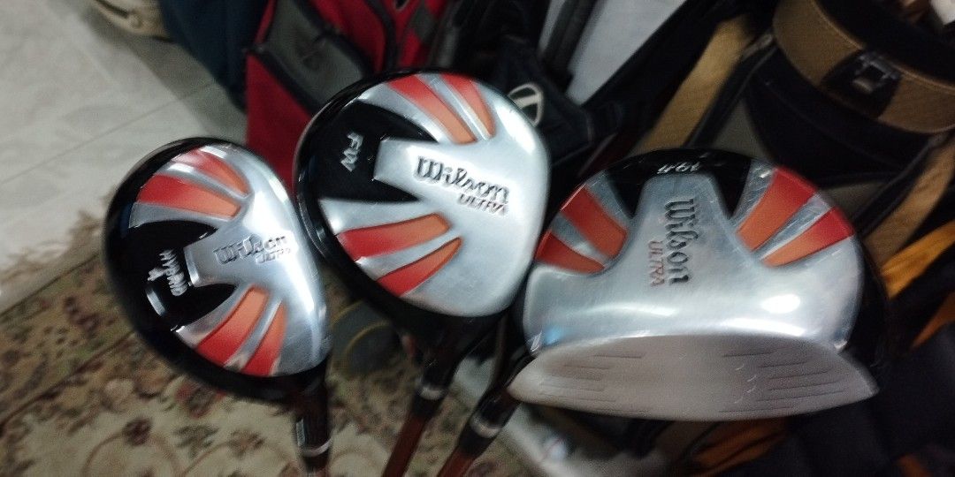 Set of Wilson Ultra Driver and woods, Sports Equipment, Sports & Games ...