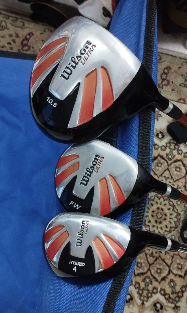 Set of Wilson Ultra Driver and woods, Sports Equipment, Sports & Games ...