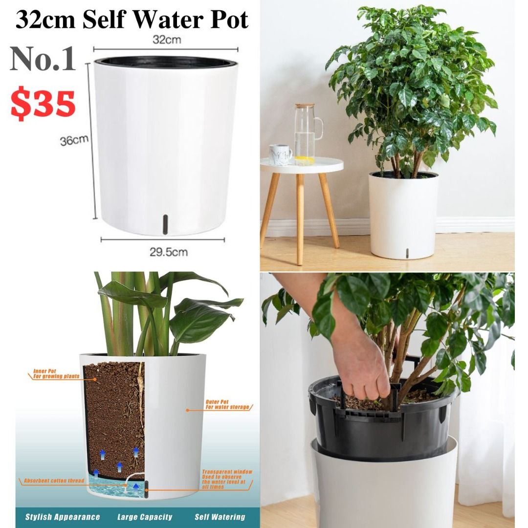 【SG INSTOCK】 Plant Pot Resin Plant Pot Ceramic Vase Ceramic Planter ...