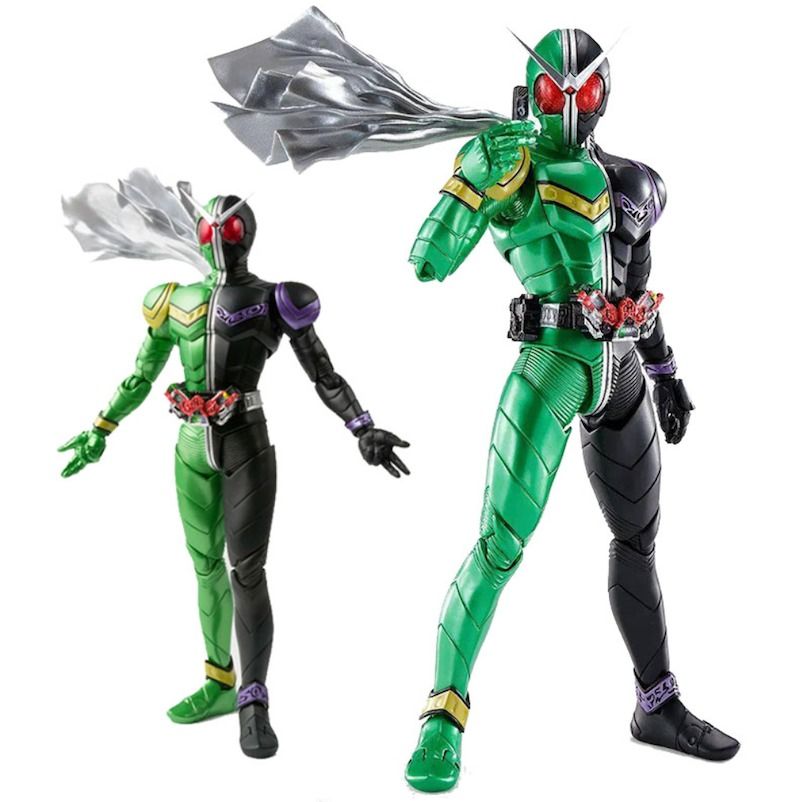 SHF Kamen Rider Double Cyclone Jocker Action Figure 15cm Pvc Model ...