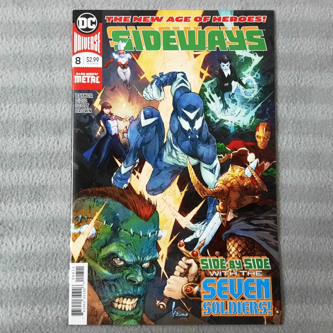Sideways #8 (DC Comics) Dan DiDio, Kenneth Rocafort, Max Raynor, Trevor ...