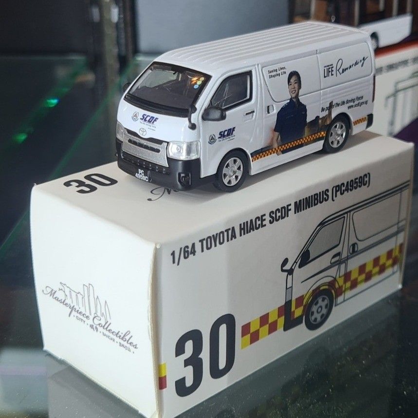Singapore SCDF Ambulance, Scania Fire Pump / Fire Engine, Toyota Hiace ...