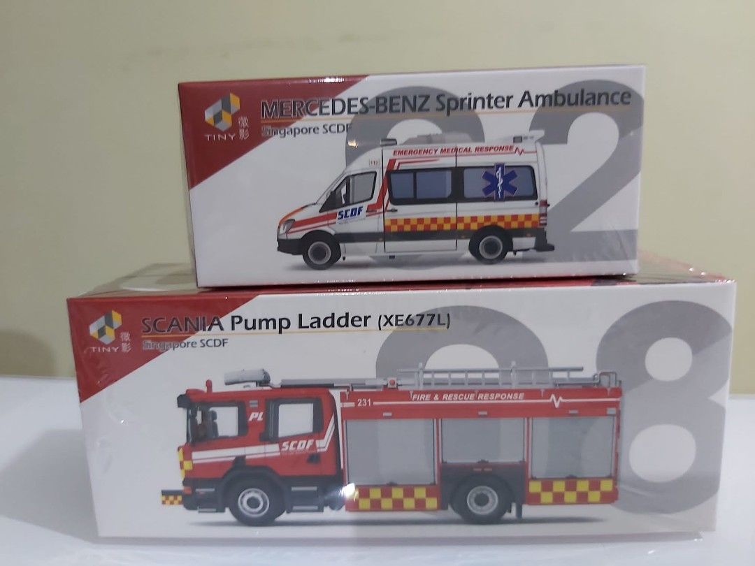 Singapore SCDF Ambulance or Toyota Hiace Van at $30, Hobbies & Toys ...