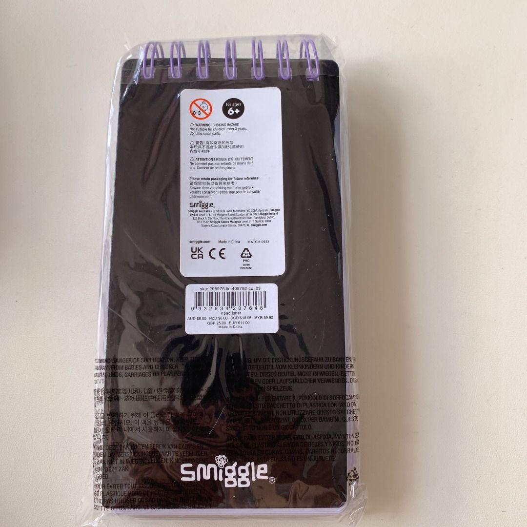 Smiggle Note Book, Note Pad, Snack Container, Hobbies & Toys ...