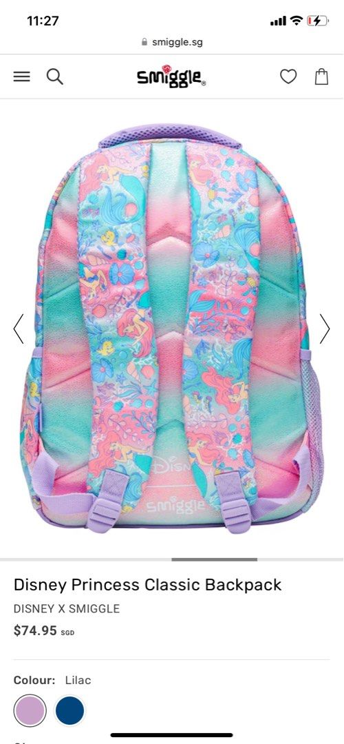 Smiggle bag pack, Babies & Kids, Babies & Kids Fashion on Carousell