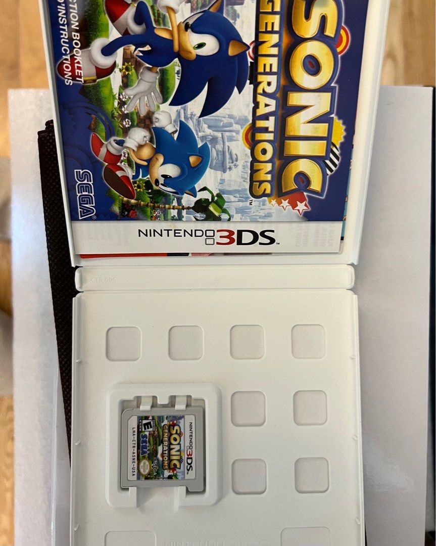 Sonic Generations 3DS, Video Gaming, Video Games, Nintendo on Carousell