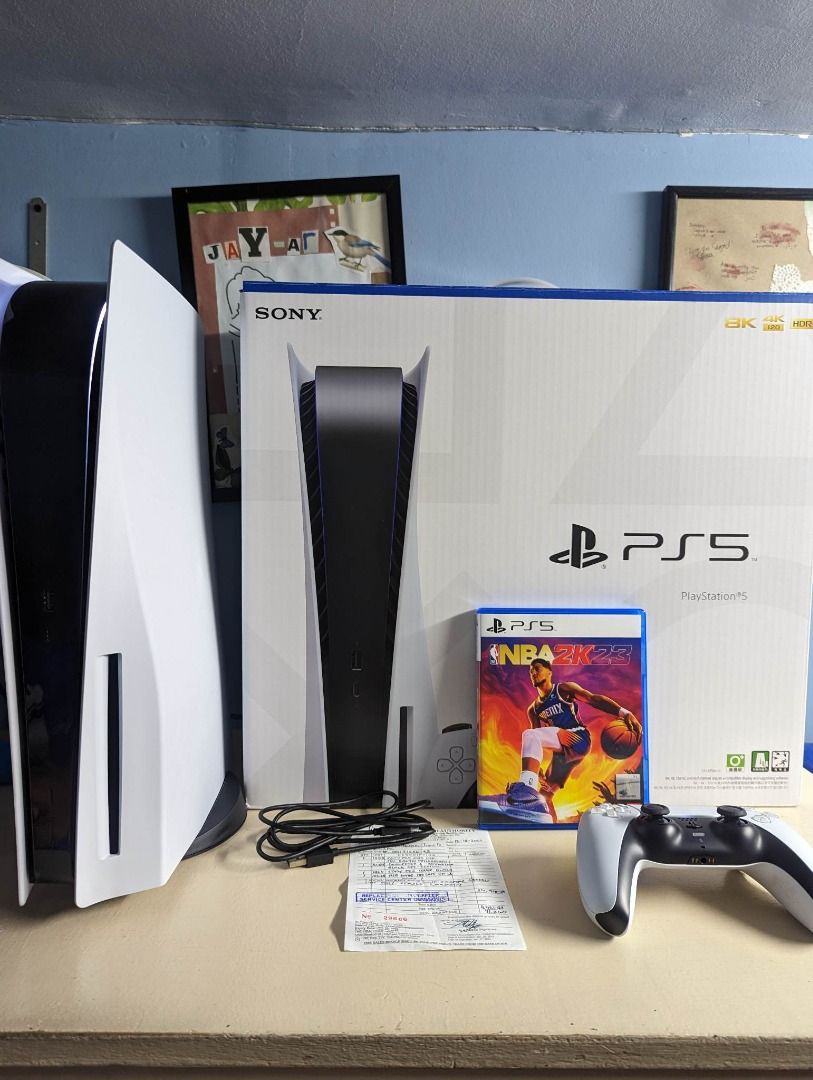 Sony Playstation 5 / PS5 Console Disc Edition with NBA 2k23 with ...