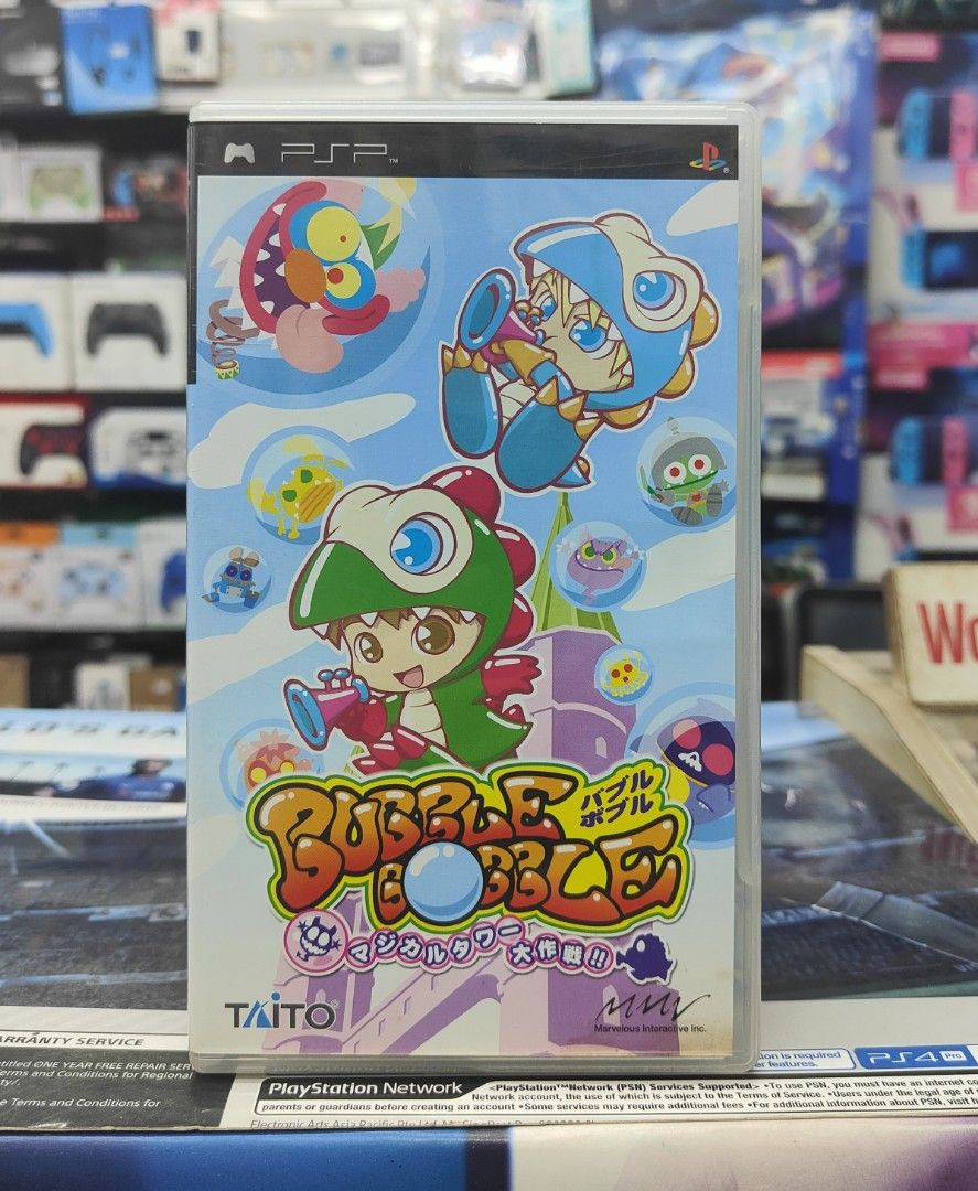 Sony PSP Bubble Bobble Evolution, Video Gaming, Video Games ...