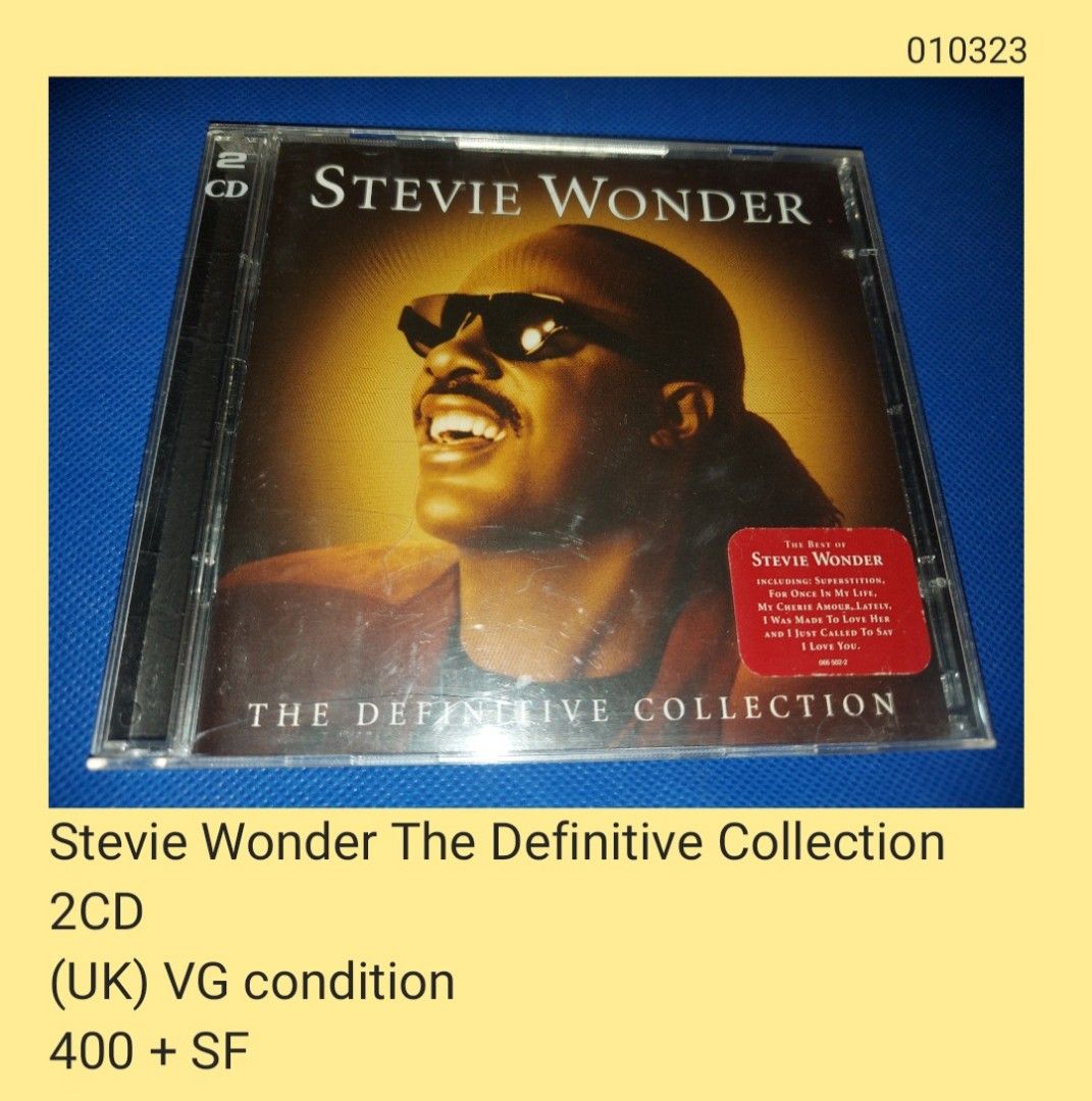 Stevie Wonder The Definitive Collection 2CD (unsealed), Hobbies & Toys ...